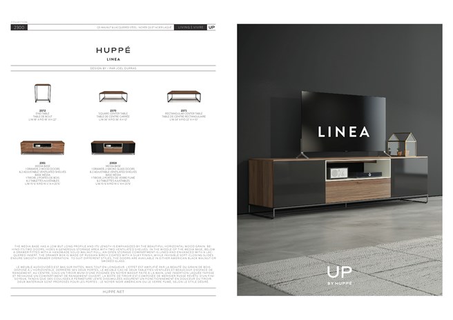LINEA | Bed Linea Collection By Huppé design Joël Dupras