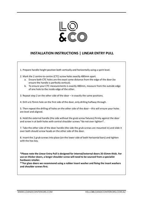 LINEAR | Maniglione By Lo & Co Interiors