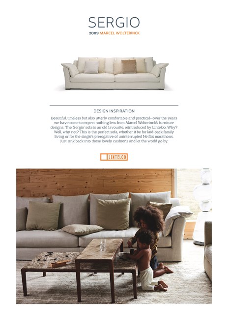 SERGIO Sofá de tela By Linteloo | design Marcel Wolterinck