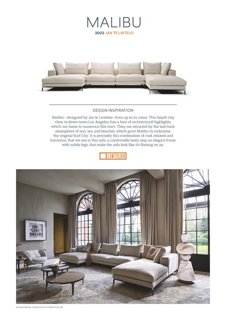 MALIBU Sectional fabric sofa By Linteloo | design Jan te Lintelo