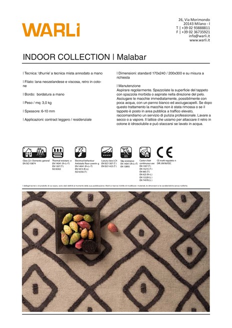 MALABAR tappeto By Warli