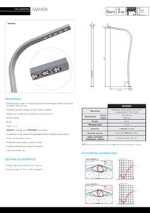 MAMBA Poste de luz LED By GHM-ECLATEC