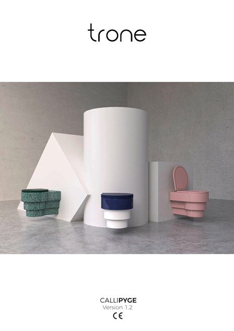 CALLIPYGE ROSE WC suspendu en céramique By Trone