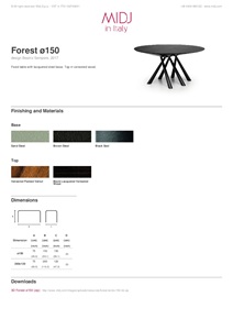 FOREST Round wood veneer table By Midj | design Beatriz Sempere