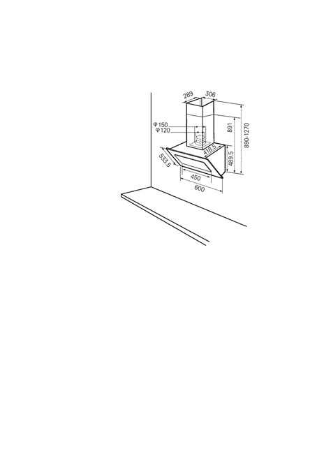 MKHD V606 TOUCH BK | Exaustor By Master Kitchen