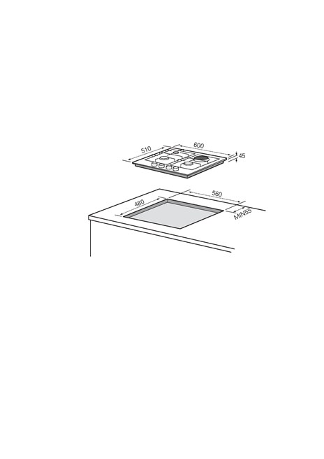 MKMG 603E101-ED E XS | Hob Gas hob By Master Kitchen