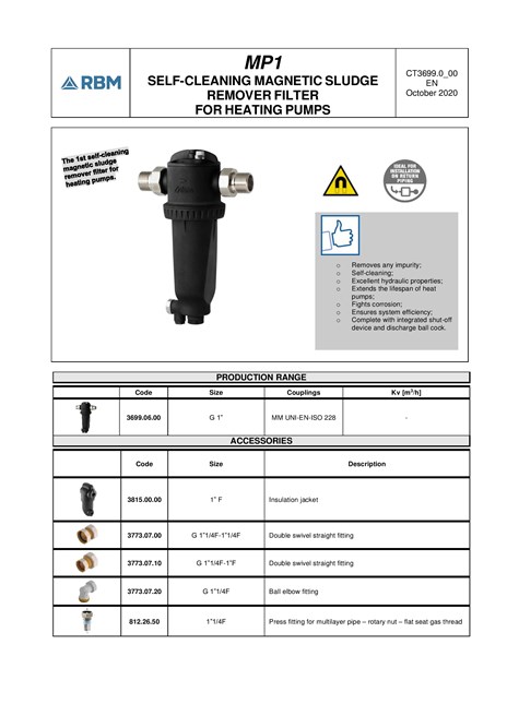 MP1 Accessory for HVAC system By RBM