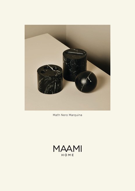 Marble decorative object MATH NERO MARQUINA By Maami Home design Fábio ...