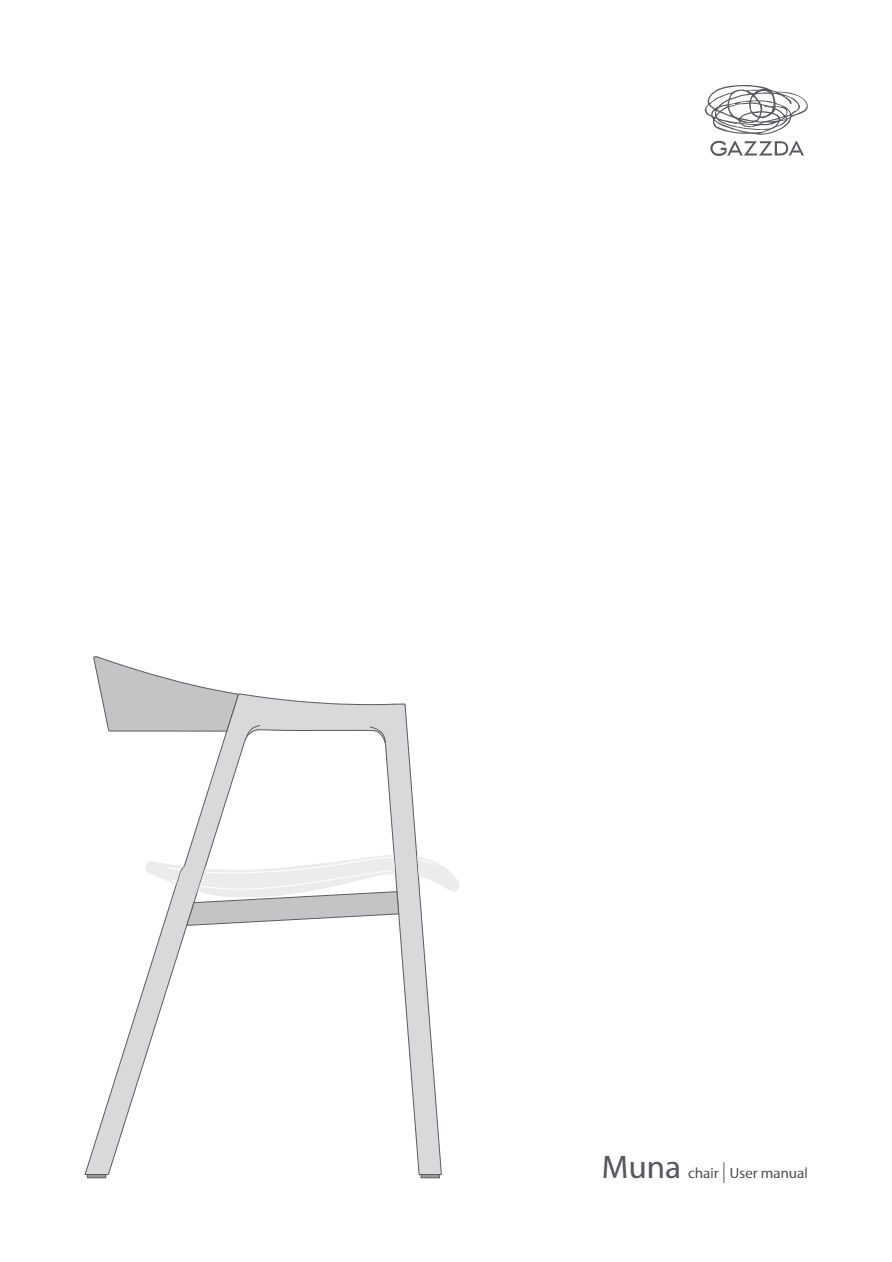 MUNA Upholstered open back chair By GAZZDA | design Salih Teskeredzic