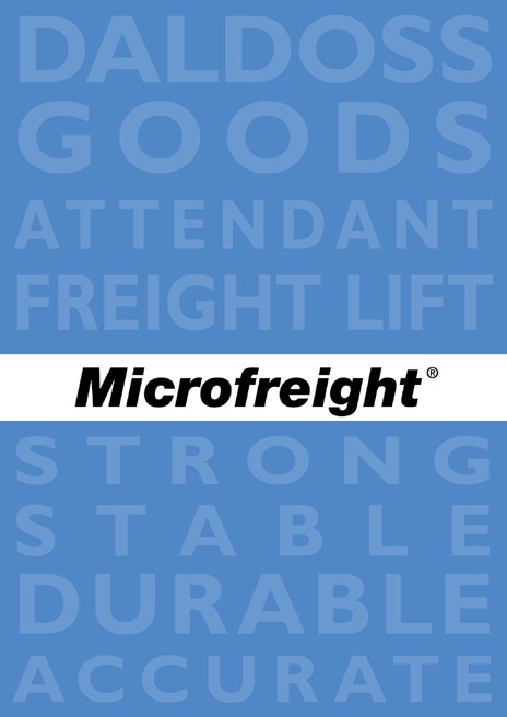 MICROFREIGHT Service lift By DALDOSS ELEVETRONIC