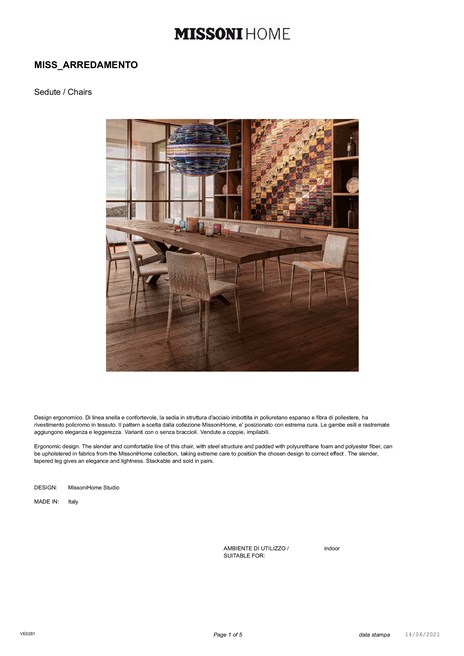 MISS | Stool By Missoni Home