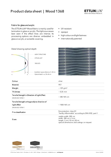 MOOD Fabric By ETTLIN LUX®