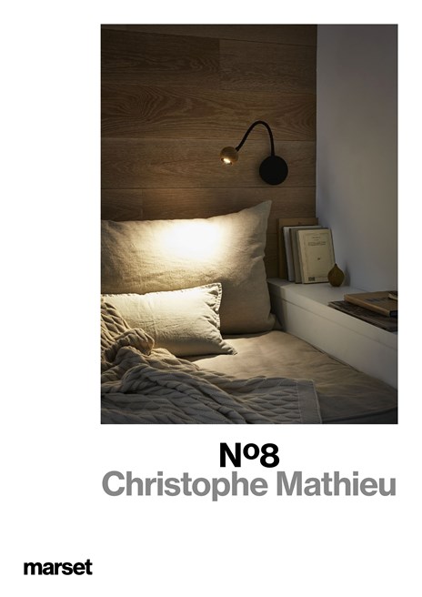 N°8 wall lamp By Marset design Christophe Mathieu