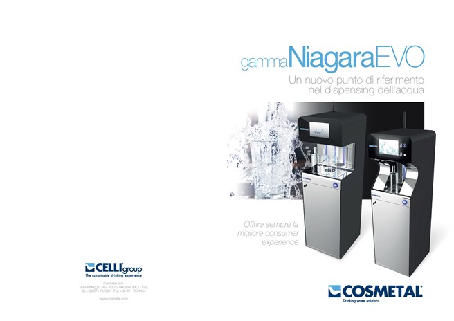 Erogatore d'acqua per bar e ristoranti NIAGARA EVO By Acqua Alma