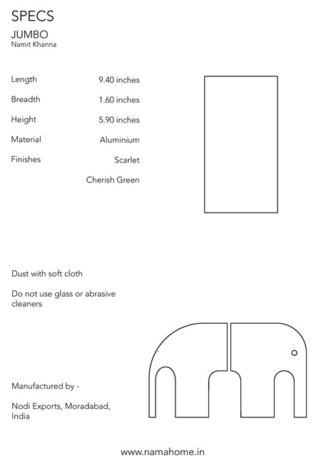 JUMBO Bookend By Nama Home