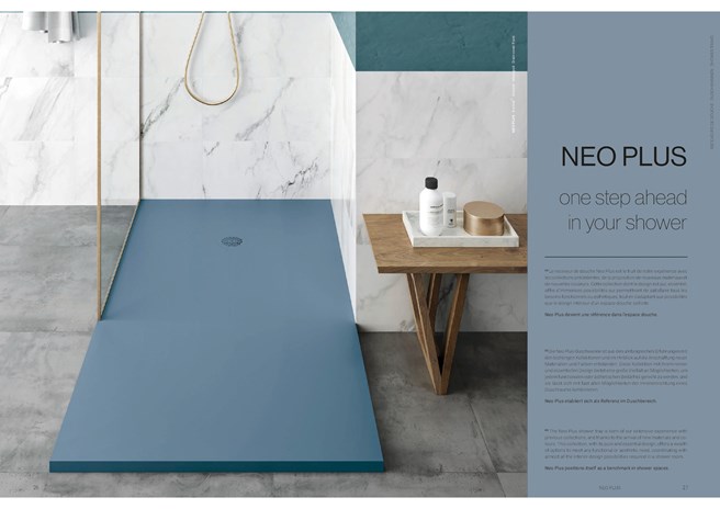 NEO PLUS Receveur de douche rectangulaire extraplat By Hidrobox