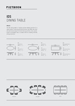 IDS | Table carrée Table à manger carrée en bois By Piet Boon | design Piet Boon