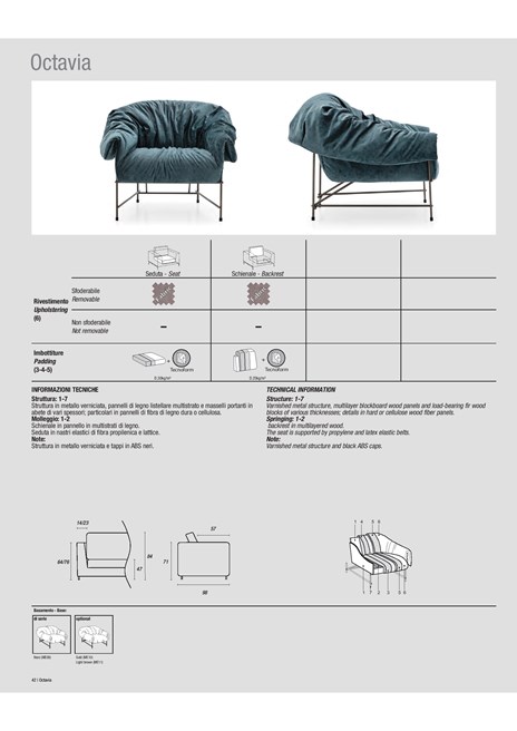 OCTAVIA Fabric armchair with armrests By Ditre Italia | design Stefano ...