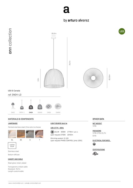 ONN | Pendant lamp Onn Collection By a-emotional light design Arturo ...