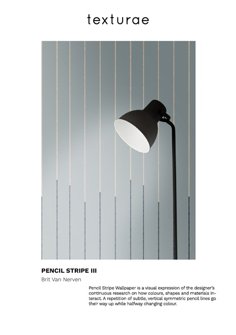 PENCIL STRIPE III Wallpaper By Texturae | design Brit van Nerven
