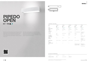 Direkt- und Indirektlicht Wandleuchte aus AirCoral® PIPEDO OPEN By ...