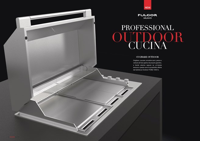 Barbecue a gas in acciaio smaltato FOBQ 1000 G MBK | Barbecue - Fulgor ...