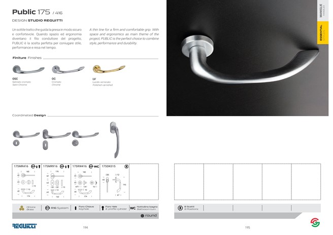 PUBLIC | Door handle Public Collection By Reguitti