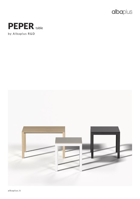 PEPER | Contemporary style table Peper Collection By Albaplus