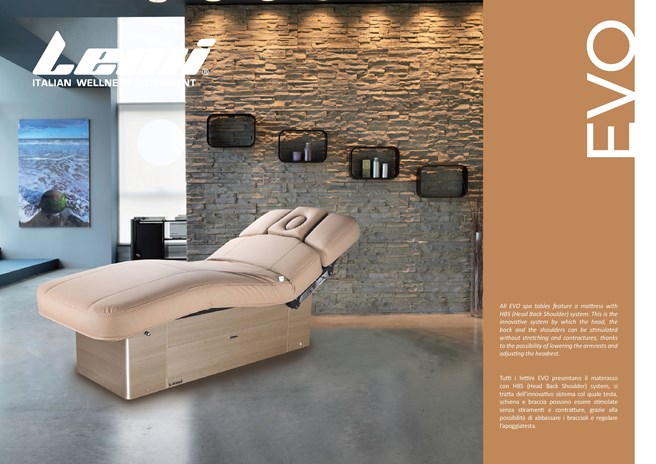 PORTOFINO EVO Electric folding massage bed By Lemi Group