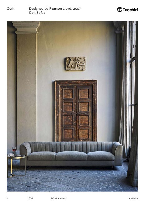 QUILT | 沙发 By Tacchini 设计师PearsonLloyd