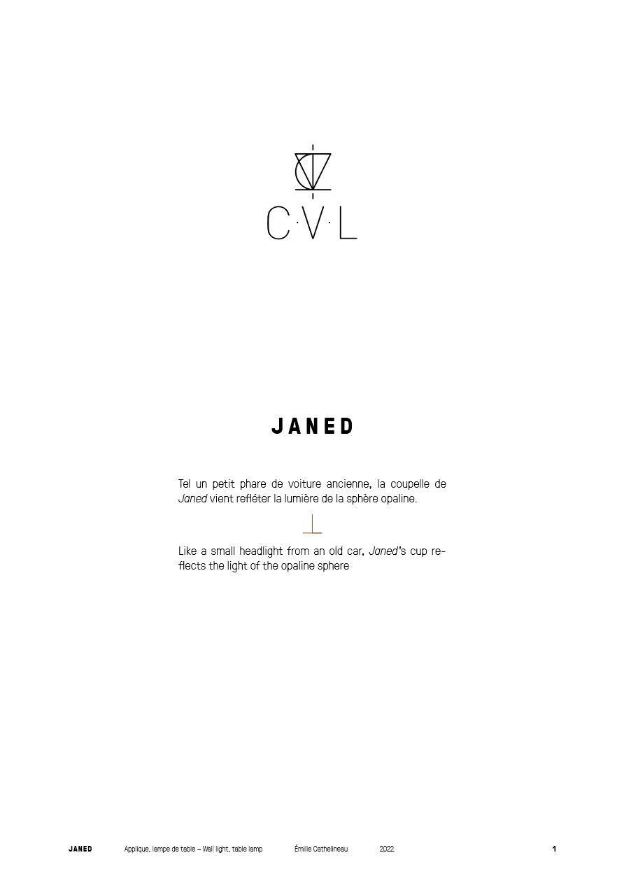 JANED Table lamp By CVL Luminaires