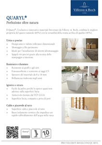 SQUARO INFINITY Piatto doccia in Quaryl® By Villeroy & Boch