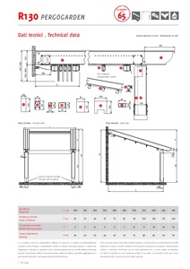 R130 PERGOGARDEN Pergola addossata in legno lamellare By BT Group