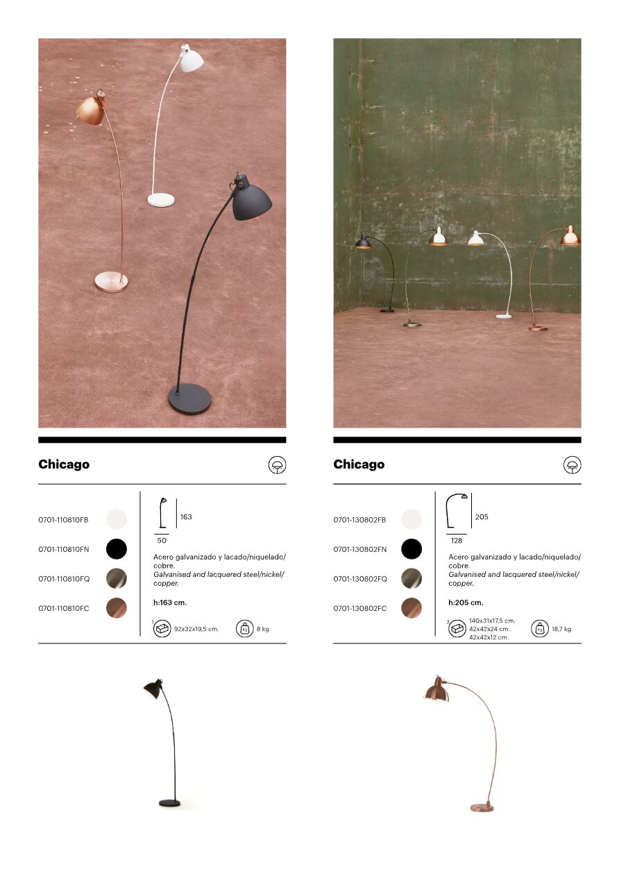 CHICAGO Floor lamp By Pilma