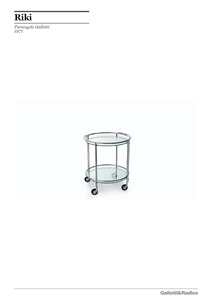 RIKI Food trolley By Gallotti&Radice