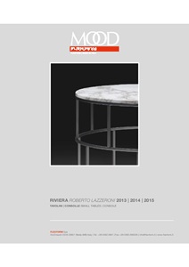 RIVIERA Round coffee table By Flexform | design Roberto Lazzeroni