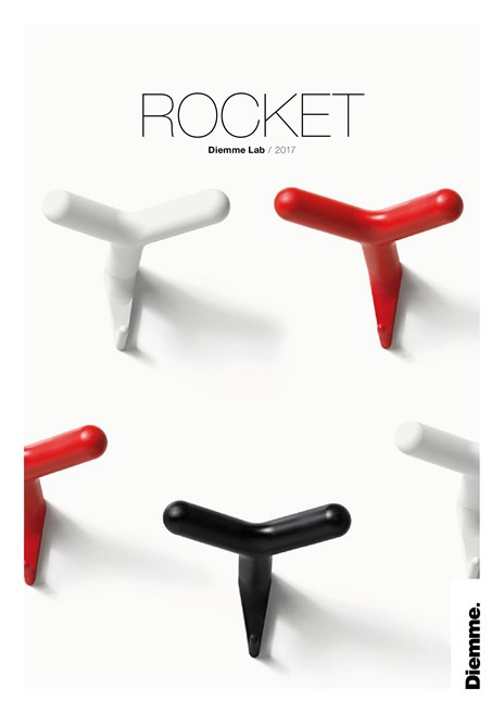 ROCKET Metal coat stand with umbrella stand By Diemme