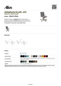 FRAME 52 / FRAME 52 SOFT Chaise de bureau pivotante réglable en hauteur ...