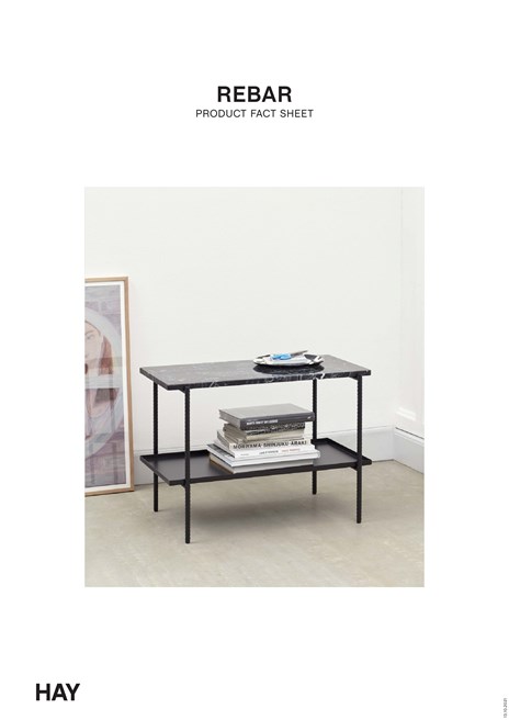 REBAR | Coffee table with tray Rebar Collection By Hay design Sylvain ...