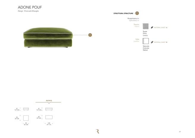 ADONE | Pouf By Reflex