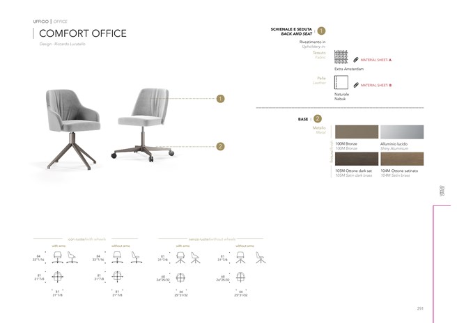 COMFORT | Office chair By Reflex