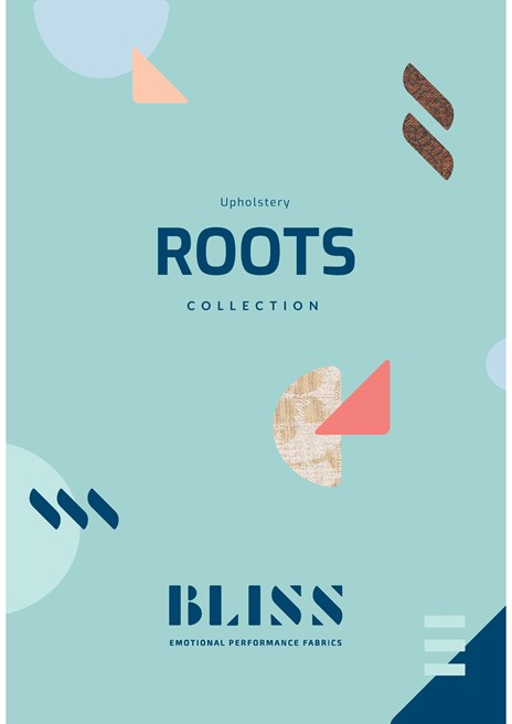 Acrylic upholstery fabric with floral pattern ROOTS SPROUT ROOTS ...