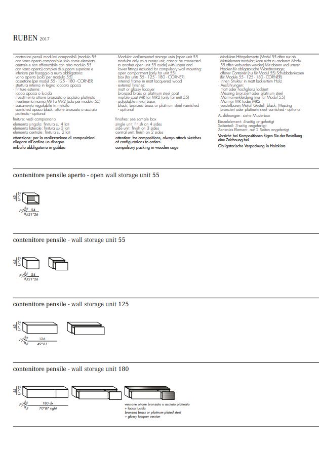 RUBEN | Sideboard By Meridiani design Andrea Parisio