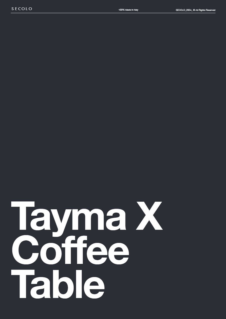 TAYMA X Столик By Secolo