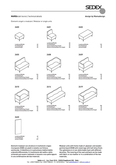 MAREA | Restaurant booth Marea Collection By Sedex