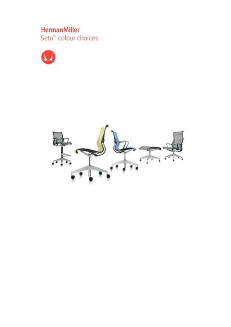 SETU | Chair with 4-spoke base Setu Collection By Herman Miller design ...