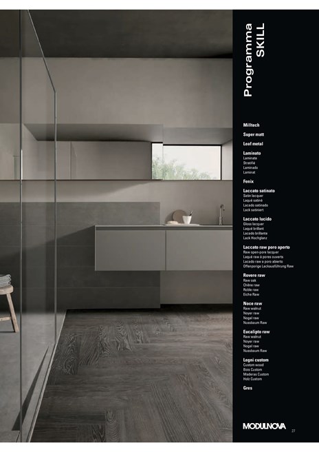 SKILL GRES | Mobile bagno Collezione Skill By MODULNOVA