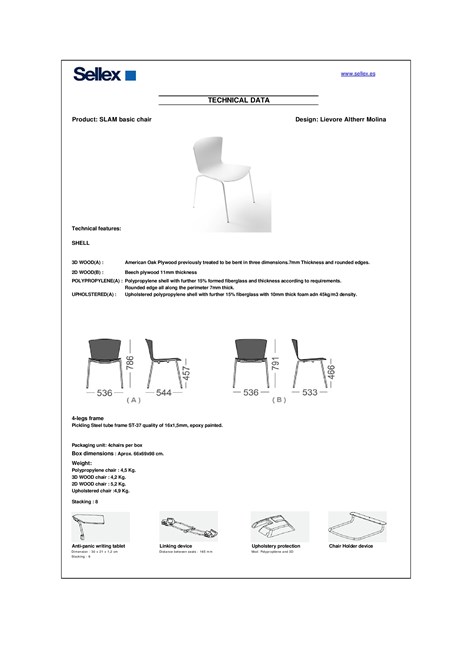 SLAM | Chair Slam Collection By SELLEX design Lievore Altherr Molina