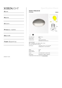 SNEAK-R TRIMLESS Recessed LED round spotlight By Delta Light