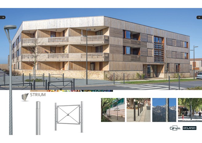 STRIUM Lampadaire urbain By GHM-ECLATEC